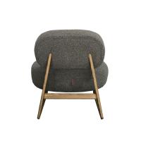 China Sled Style Solid Wood Lounge Chairs Easy Cleaning Contemporary Lounge Chair for sale