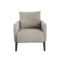 China Modern Linen Upholstered Accent Armchair 72*87*84cm UV Protection Dustproof for sale