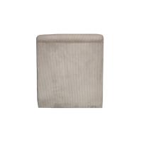 China Soft Corduroy Upholstery Modern Armless Lounge Chair 54*67*60cm Comfortable for sale