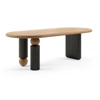 China Comfort Solid Wood Dining Tables Household Ash Wood Dining Table 180x80cm for sale