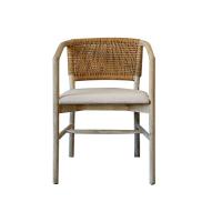 China Biodegradable Solid Wood Upholstered Dining Chairs Stable Modern High Back Dining Chairs for sale