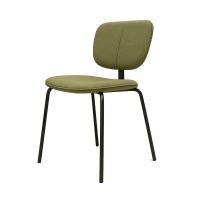 China Modern Metal Frame Upholstered Dining Chair Moisture Proof Beautiful And Stylish for sale