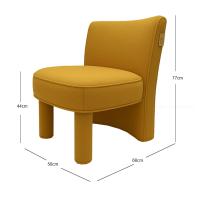 China Soft Bentwood Upholstered Dining Chairs Dustproof Mid Century Upholstered Chairs for sale
