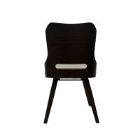 China Upholstered Curved Wood Dining Chair 52×56×91cm Contemporary Long Lasting for sale