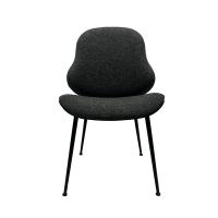 China Metal Legs Bentwood Upholstered Dining Chairs Comfort Upholstered Kitchen Chairs for sale