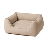 China High Security Wooden Pet Beds Soft Plush Dog Cat Wooden Pet Sofa Relaxation for sale