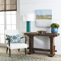 China Modern Upholstered Accent Chair with Solid Wood Frame Curved Armrests and Tufted Backrest for sale