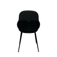 China Metal Legs Bentwood Upholstered Dining Chairs Comfort Upholstered Kitchen Chairs for sale