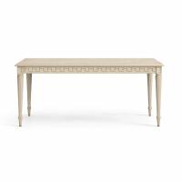 China French Style Carved Solid Wood Dining Table with 160×90×76 cm Dimensions for Elegant Dining Spaces for sale