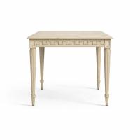 China French Style Carved Solid Wood Dining Table with 160×90×76 cm Dimensions for Elegant Dining Spaces for sale