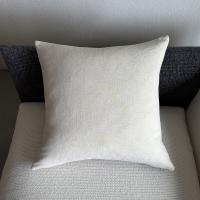 China Reversible Throw Pillow with 55% Linen 45% Viscose Cover and 100% Feather Filling – Modern Accent Cushion for sale