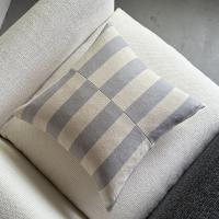 China Reversible Throw Pillow with 55% Linen 45% Viscose Cover and 100% Feather Filling – Modern Accent Cushion for sale