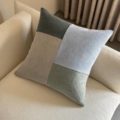 China Reversible Throw Pillow with 100% Cotton Cover and Feather Insert – 18 Inch Dual-Sided Cushion for Sofa for sale