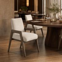 China High-Back Solid Wood Upholstered Armchair CYC-018 for sale