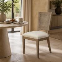 China CANE BACK UPHOLSTERED DINING CHAIR CYC-024 for sale
