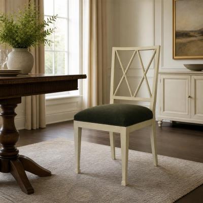 China Double-x Back Upholstered Dining Chair CYC-026 for sale