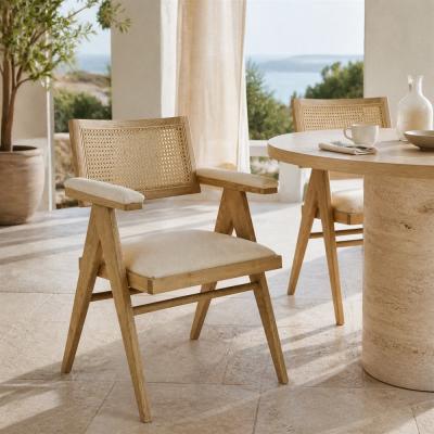 China Natural Cane Back Dining Armchair CYC-031-NTL for sale