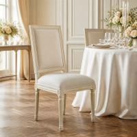China French Rectangular Back Upholstered Dining Chair  CYC-037 for sale
