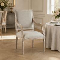 China Vintage French Dining Chair with Square Upholstered Back CYC-038 for sale