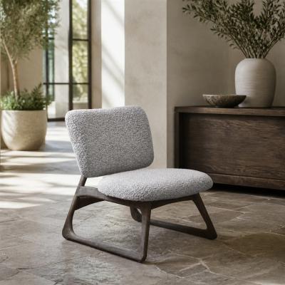 China Modern Upholstered Wood Lounge Chair CYC-040 for sale