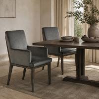 China Upholstered High-Back Dining Armchair CYC-042 for sale
