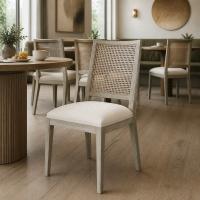 China Modern Cane-Back Upholstered Dining Chair CYC-050 for sale