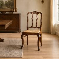 China Carved Triple-Loop Rush Seat Dining Chair CYC-066 for sale