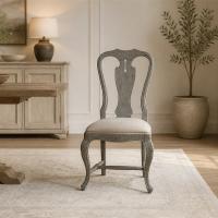 China Queen Anne Upholstered Wood Dining Chair CYC-070 for sale