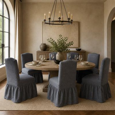 China Fully Upholstered Skirted Dining Chair TR-H001 for sale