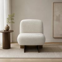 China Modern Boucle Metal Base Single-Seat Lounge Chair   CYC-011 for sale
