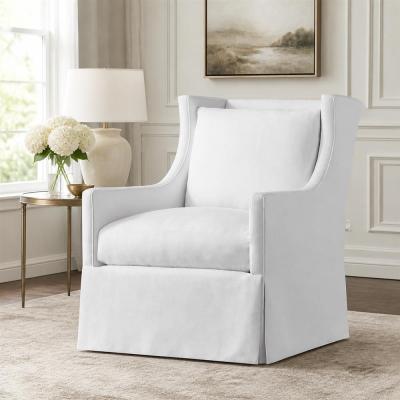 China Transitional Skirted Wingback Accent Chair, Single Seat – LG-5002 for sale