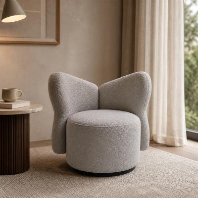 China Sculptural Modern 1-Seater Upholstered Swivel Chair TR-H004 for sale