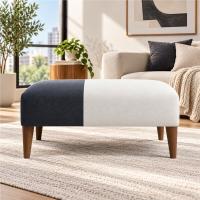 China Modern Color-Block 2-Seat Upholstered Bench | BC-009 for sale