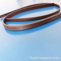 China Brown Customized Soft Magnetic Strip For Refrigerator Freezers Disinfector for sale
