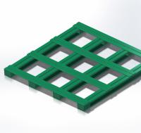 China Heavy Duty Plastic Pallets Insulation Anti-Static For Electronic Industry for sale