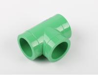 China Industrial Plastic PPR Equal Tee Engineering Pipe Fittings for sale