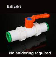 China PPR Quick Joint Fittings No Heat Melt Direct Elbow Three Way Valve for sale
