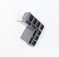 China Customized Plastic Corner Angle Protector Black PP ABS plastic injection molding parts for sale