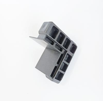 China Customized Plastic Corner Angle Protector Black PP ABS plastic injection molding parts for sale