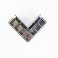 China Customized Plastic Corner Angle Protector Black PP ABS plastic injection molding parts for sale