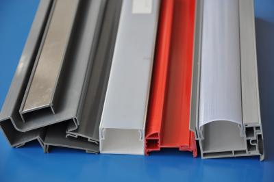 China Plastic Extrusion Profiles PVC Profiles Colorful Customized Refrigerator Freezer Accessories for sale