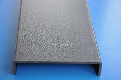 China Decorative Pvc Profiles For Bus Train And Cars Texture Surface Customized Plastic profiles for sale