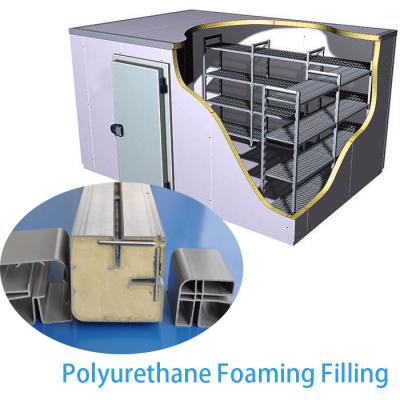 China Custom PVC Extrusion Profiles Modular For Cold Storage Parts for sale