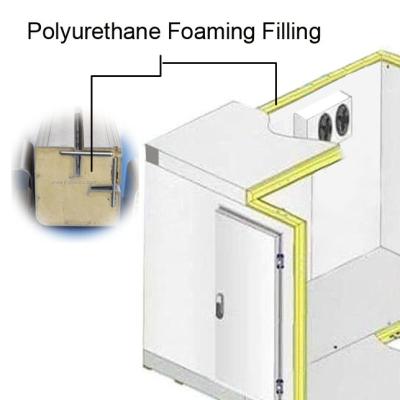China Polyurethane Extruded Plastic Profiles Foaming Extrusion Molding Products For Cold Room for sale