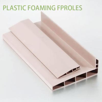 China Hollow Plastic Foaming WPC Profile Extrusion PVC Wpc Decking Boards for sale