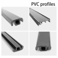 China Baseboard Extruded Trim Plastic Profiles PVC ABS Material Home Decorative for sale