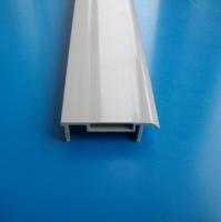 China Decorative Yellow Glossy Plastic PVC Extrusion Profiles Can Be Cut for sale