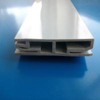 China High gloss exterior PVC Extrusion Profiles White Black Or Other Color Options customized size for sale