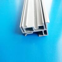 China Decorative Yellow Glossy Plastic PVC Extrusion Profiles Can Be Cut for sale