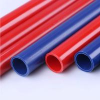 China Colorful Square plastic PVC Extrusion Profiles Customized Rigid Appearance for sale